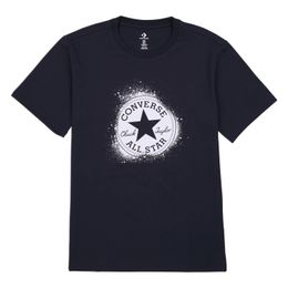 Converse Herren T-Shirt "MEN'S Converse ALL STAR STENCIL T-SHIRT", schwarz, Gr. XS, unifarben, Obermaterial: 100% Baumwolle, Shirts