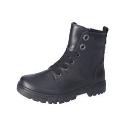Ricosta M&auml;dchen Schn&uuml;rstiefelette "Ricosta Stiefelette Leder", Gr. 38, schwarz, Leder, Schuhe