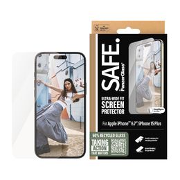 Displayschutzglas "Ultra-Wide Fit Screen Protection", B:10,8cm H:1,2cm T:19,5mm, transparent, SAFE BY PANZERGLASS, Displayfolien, Displayschutzfolie,
