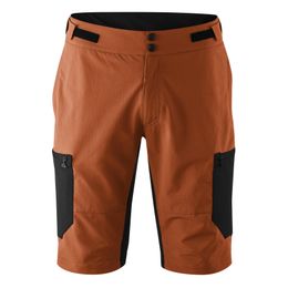 Gonso Herren Radhose "Adventure Shorts Cargo M"erdrot, Gr. XXXL, 78% Polyamid, 11% Polyester, 11% Elastan, Hosen, Herren Bike-Shorts, Fahrradhose mit