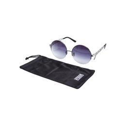 Urban Classics Damen Sonnenbrille "Urban Classics Unisex Sunglasses Metal Peace"schwarz, silber, Sonnenbrillen