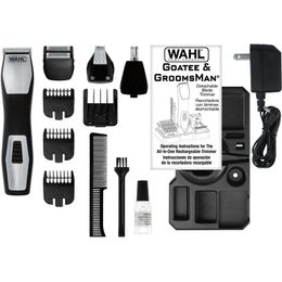 WAHL Multifunktionstrimmer "9855-1216", silber, B:5,3cm H:15cm T:4,8cm, Haarschneider