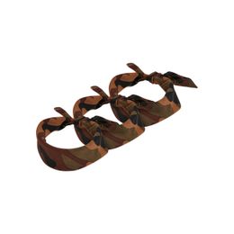 Loop Urban Classics "Urban Classics Unisex Bandana 3-Pack", Damen, Gr. onesize, woodcamo, Baumwolle, Modet&uuml;cher Loop