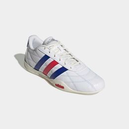 Sneaker adidas Sportswear "GROUNDPULSE", Damen, Gr. 48, cloud wei&szlig;, semi lucid blau, pure ruby, Leder, Synthetik, Schuhe Sneaker