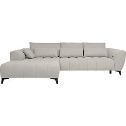 Ecksofa WERK2 "Garay, XXL-Liegefl&auml;che: elektrisch ausziehbar auf ca. 228&times;126 cm", natur, B:287cm H:64cm T:220cm, 92% Polyester, 8% Nylon, Sofas, Ecksofa, Luxus in &Uuml;bergr&ouml;&szlig;e: XXL-Liegefl&auml;che, Komfort-Ottomane & stilvolle F&uuml;&szlig;e