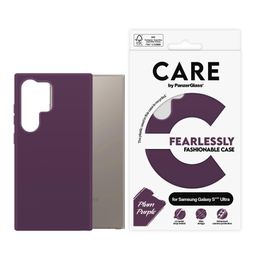 Handyh&uuml;lle "Fearlessly Fashionable Case f&uuml;r Samsung Galaxy S25 Ultra", B:11cm H:2,5cm T:20cm, lila, CARE BY PANZERGLASS, H&uuml;llen, Backcover,