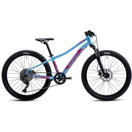 GHOST Mountainbike "Lanao 24 Pro", 30cm, 24 Zoll (60,96cm), blau, Fahrr&auml;der, f&uuml;r Damen und Herren, Kettenschaltung