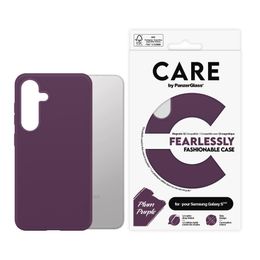 Handyh&uuml;lle "Magnetic QI Fearlessly Fashionable Case f&uuml;r Samsung Galaxy S25", B:11cm H:2,5cm T:20cm, lila, CARE BY PANZERGLASS, H&uuml;llen, Backcover,