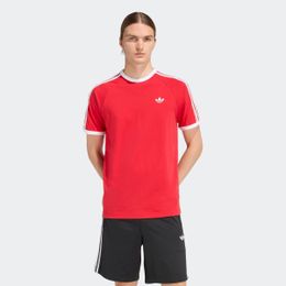 T-Shirt adidas originals "3S TEE", Damen, Gr. L, better scarlet, Obermaterial: 100% Baumwolle, Shirts T-Shirt