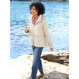 Outdoorjacke Heine, Damen, Gr. 38, sand, 100% Polyester, unifarben, Jacken Outdoorjacke