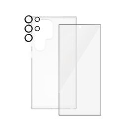 Displayschutzglas "3-in-1 Bundle Set Screen Protector, Case und Camera Lens Protector", B:11cm H:2,5cm T:19,5mm, transparent, SAFE BY PANZERGLASS,