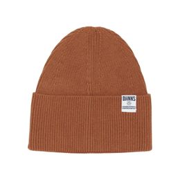 Djinns Damen Beanie "Djinns Djinns Basic Beanie Wooly Knit M&uuml;tzen"mid braun, Kunstfaser, M&uuml;tzen