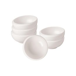 Villeroy & Boch VILLEROY & BOCH Dipschale "Dipschälchen NewMoon ø 8,5 cm 6er Set weiß", B/H/L: 8,5cm, weiß, Schüsseln