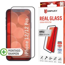 Displex Displayschutzglas "Displex Real Glass Panzerglas f&uuml;r Apple iPhone 12/12 Pro (6,1")", transparent, Displayfolien