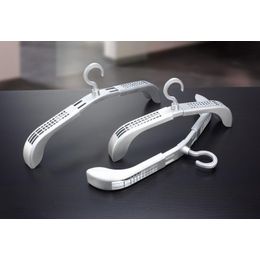 Ruco Kleiderb&uuml;gel, B:37,5cm H:13cm T:4cm, silber, Kleiderb&uuml;gel, Kunststoff, ideal f&uuml;r empfindliche Stoffe