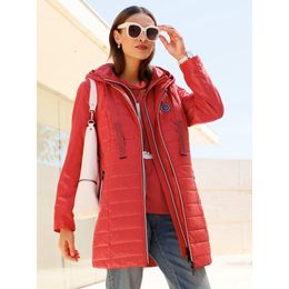 Outdoorjacke Inspirationen, Damen, Gr. 42, rot, 100% Polyester, unifarben, Jacken Outdoorjacke