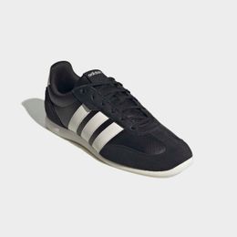 Sneaker adidas Sportswear "BARREDA LO", Damen, Gr. 42, core schwarz, core weiß, sanftes weiß, Leder, Synthetik, Schuhe Sneaker