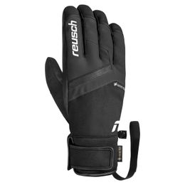 Reusch Damen Skihandschuhe "Booster GORE-TEX", schwarz, Gr. 8, unifarben, 70% Polyester, 27% Lederimitat, 3% Elasthan, Handschuhe, mit wasserdichter,