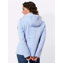 Casual Looks Damen Steppjacke, blau, Gr. 40, unifarben, 100% Polyester, Wattierung:100% Polyester, Jacken