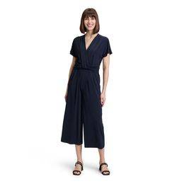 Betty Barclay Damen Overall "Damen mit Eingrifftaschen", blau, Gr. 36, Jersey, Obermaterial: 95% Polyester, 5% Elasthan, Overalls, Form