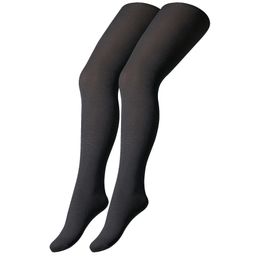 Thermostrumpfhose Camano "warm & cozy", Kinder, Gr. 110 (116), grau (dunkelgrau mix), Obermaterial: 95% Polyester, 5% Elasthan, unifarben, Strumpfhosen, mit nahtloser Verarbeitung