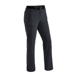 Funktionshose Maier Sports "Rechberg Therm", Damen, Gr. 19, Kurzgr&ouml;&szlig;en, schwarz, 90% Polyamid, 10% Elasthan, Hosen Funktionshose, Wattierte Winter Outdoorhose, elastisch