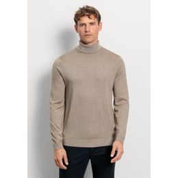 Strickpullover OLYMP "OLYMP Casual Strick", Herren, Gr. M, natur, 100% Schurwolle, Pullover Strickpullover