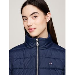 Tommy Jeans Damen Steppjacke "TJW BASIC HOODED DOWN JACKET EXT", blau, Gr. S, unifarben, Web, Obermaterial: 100% Polyester. Futter: 100% Polyester.