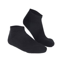 Kunert Damen Sneakersocken "Sneaker Richard Plush", Gr. 39, blau, Obermaterial: 98% Baumwolle CO. 2% Elasthan EL., Socken