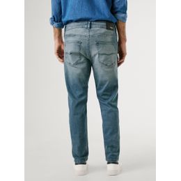 Pepe Jeans Herren Straight-Jeans "CASH", blau, Gr. 31, Denim/Jeans, Obermaterial: 93% Baumwolle, 5% Polyester, 2% Elasthan, Jeans, Regular Waist