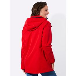 Casual Looks Damen Funktionsjacke, rot, Gr. 46, unifarben, 100% Polyester, Kapuzenfutter:100% Polyester, Kragen:100% Polyester, Netzware:100%