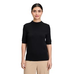 Betty Barclay Damen Kurzarmshirt "Damen kurzarm", schwarz, Gr. 38, Strick, Obermaterial: 80% Viskose, 20% Polyamid, Shirts