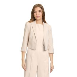 Betty Barclay Damen Jackenblazer "Damen mit 3/4 Arm", grau, Basic, Gr. 46, Obermaterial: 86% Polyester, 14% Elasthan; Futter: 100% Polyester, Blazer,