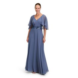 Vera Mont Damen Abendkleid "Damen mit Stickerei", lila, Gr. 40, Obermaterial: 100% Polyester; Besatz: 100% Polyester; Futter: 100% Polyester, Kleider