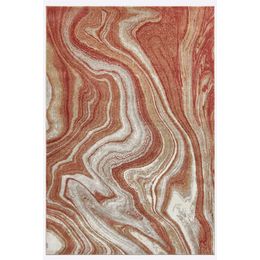 Teppich HEINE HOME Gr. 1, rot (terra, natur), B:57cm H:9mm L:90cm, Kunstfaser, Polypropylen, Teppiche, Teppich
