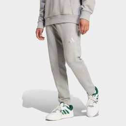 Sporthose adidas Sportswear "M A SZN FT R PT", Herren, Gr. S, N-Gr, grau (medium grau heather), Obermaterial: 100% Baumwolle, Hosen Sporthose