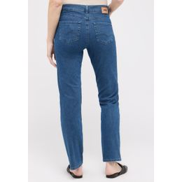 Angels Damen Straight-Jeans "DOLLY", blau, Gr. 40, Denim/Jeans, Obermaterial: 82% Baumwolle, 15% Polyester, 3% Elasthan, Jeans, mit Stretch