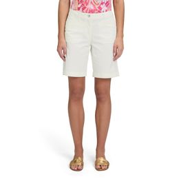 Stoffhose Betty Barclay "Damen mit Eingrifftaschen", Damen, Gr. 36, Normalgr&ouml;&szlig;en, wei&szlig; (rohwei&szlig;), Obermaterial: 97% Baumwolle, 3% Elasthan, Basic, relaxed fit kurz, Hosen Stoffhose, Taschen