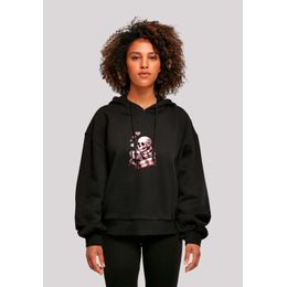 Sweatshirt F4NT4STIC "Cozy Winter Skelett", Damen, Gr. 4XL, schwarz, Obermaterial: 100% Baumwolle, oversize, ohne B&uuml;ndchen, Sweatshirts Sweatshirt, Premium Qualit&auml;t