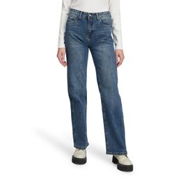 Cartoon Damen Stretch-Jeans "Damen mit Strass"dunkelblau denim, Gr. 40, Obermaterial: 96% Baumwolle, 3% Polyester, 1% Elasthan, Jeans