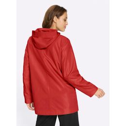 Inspirationen Damen Outdoorjacke, rot, Gr. 38, unifarben, 100% Polyester, Jacken