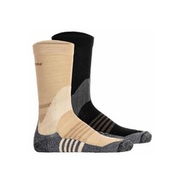 Salomon Damen Kurzsocken "Socken X Ultra Access Crew 2P 2er Pack", Gr. 39, bunt, Obermaterial: 34% Polyamid PA. 24% Polypropylen PP. 20% Wolle mw.