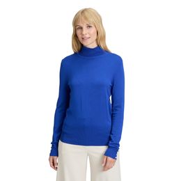 Betty Barclay Damen Strickpullover "Damen langarm", blau, Basic, Gr. 40, Strick, Obermaterial: 80% Viskose, 20% Polyamid, Pullover