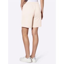 Heine Damen Shorts, beige, Gr. 38, unifarben, 55% Viskose, 40% Polyester, 5% Elasthan, Hosen