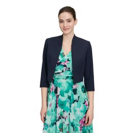Vera Mont Damen Boleroblazer "Damen ohne Verschluss", blau, Gr. 46, Cr&ecirc;pe, Obermaterial: 95% Polyester, 5% Elasthan; Futter: 95% Polyester, 5%