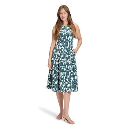 Vera Mont Damen Cocktailkleid "Damen mit Print", grün, Gr. 40, Obermaterial: 90% Polyester, 10% Elasthan; Futter: 100% Polyester, Kleider, Druck