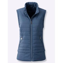 Casual Looks Damen Doppeljacke, blau, Gr. 48, 100% Polyester, Wattierung:100% Polyester, Jacken