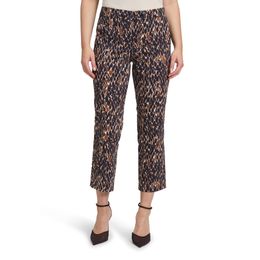 Betty Barclay Damen Bügelfaltenhose "Damen mit Bügelfalte", blau, Basic, Gr. 44, Obermaterial: 97% Baumwolle, 3% Elasthan, Hosen