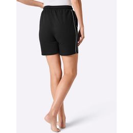 feel good Damen Shorts, Gr. 36, schwarz, 60% Baumwolle, 40% Polyester, unifarben, Hosen