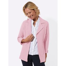 CLASSIC Damen Shirtjacke "Shirtjacke"ros&eacute;, Gr. 40, unifarben, 95% Polyester, 5% Elasthan, Shirts
